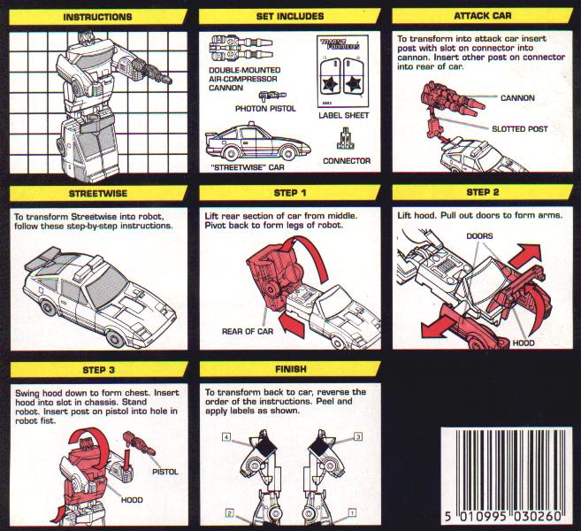 Streetwise (G1) - Transformers Wiki