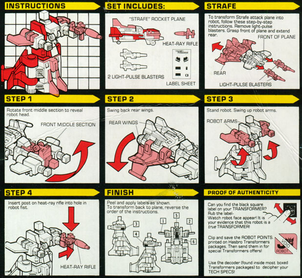 Strafe (G1) - Transformers Wiki