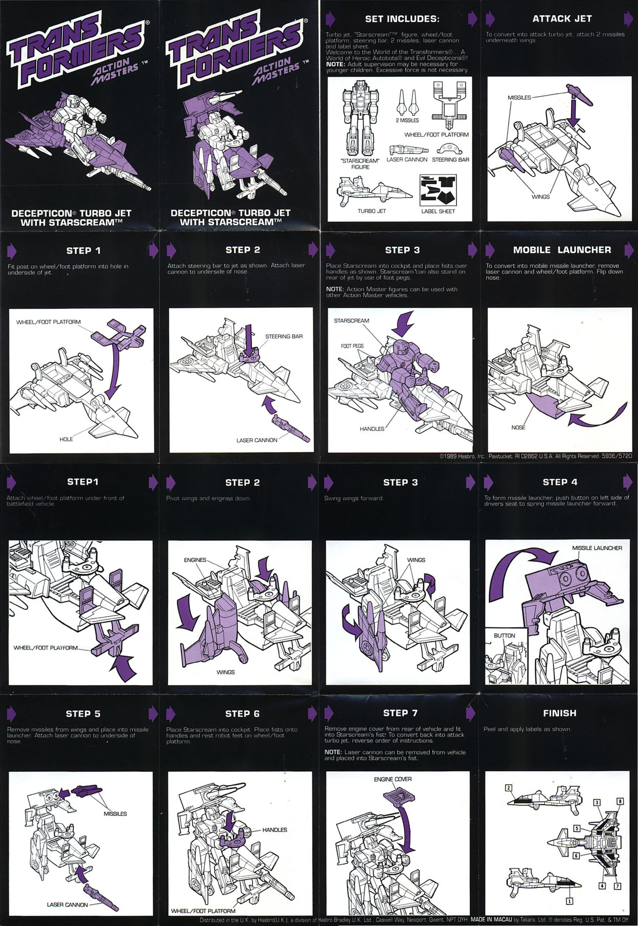 Starscream (G1)/toys - Transformers Wiki